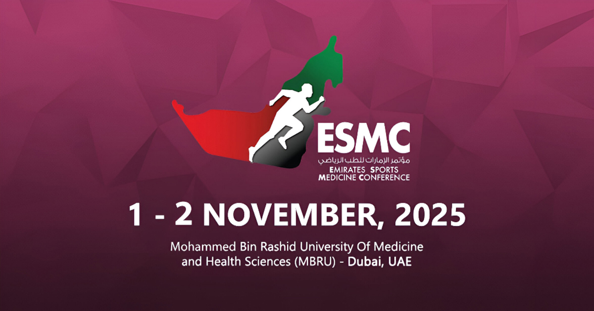 Emirates Sports Medicine Conference 2025 | ESMC Dubai